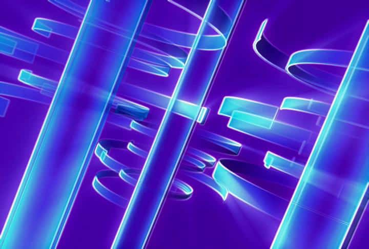 Geometric Background with Structures of Tubes and Circles Rotating ...